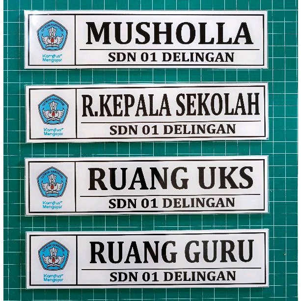 Jual PAPAN NAMA RUANGAN/ NAMA RUANG AKRILIK/PETUNJUK RUANG/20×5 CM ...