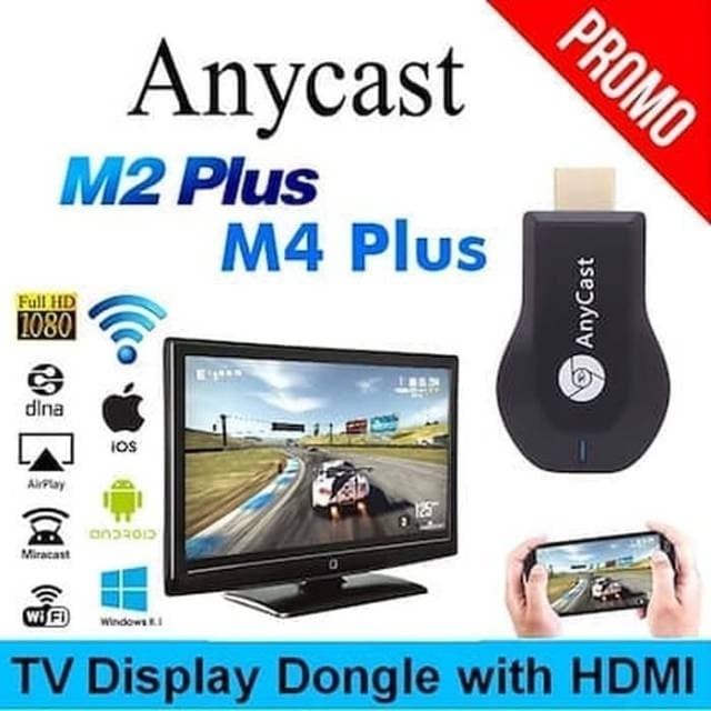Jual Anycast M4 Plus HDMI Dongle USB Wireless|HDMI Dongle Wifi Reciver | Shopee Indonesia