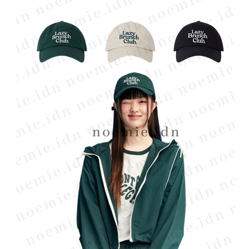 Jual SPAO - lazy brunch club unstructured ball cap | Shopee Indonesia