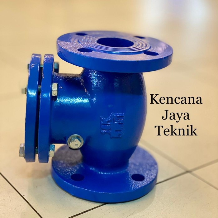 Jual G1 Swing Check Valve / Klep Tabok Cast Iron Flange Jis 10k 4" inch DN100 | Shopee Indonesia