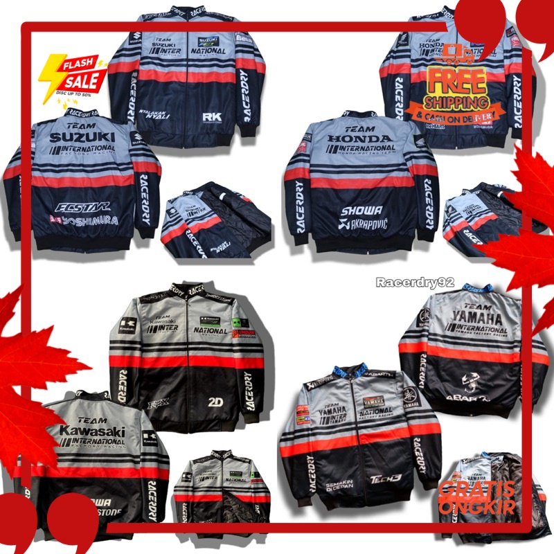 Jual OUTFIT JKT48 TERBARU NEW ERA //JAKET HONDA - JAKET YAMAHA - JAKET MOTOR - JAKET NASCAR PRIA ...
