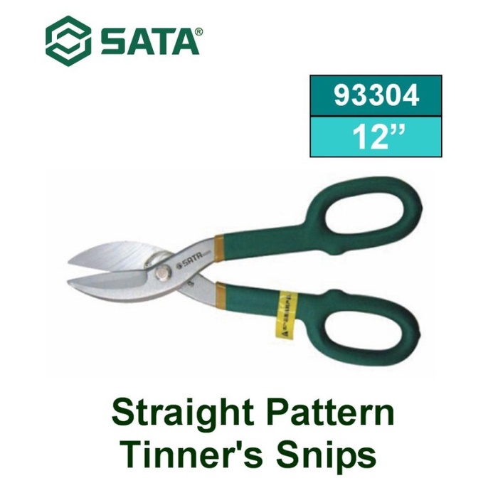 Jual SATA GUNTING SENG 93304 STRAIGHT PATTERN SNIPS 12 INCH | Shopee ...