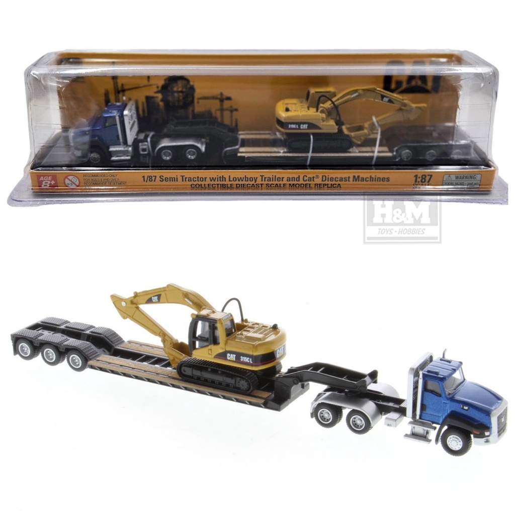 Jual DM Cat CT660 Day Cab Tractor w/ Trailler & 315C L Hydraulic ...