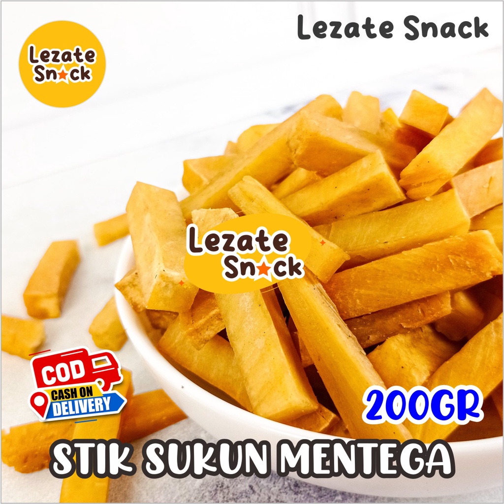Jual Kripik Stik Sukun Super 200gr Empuk Renyah Enak Lezate Snack ...