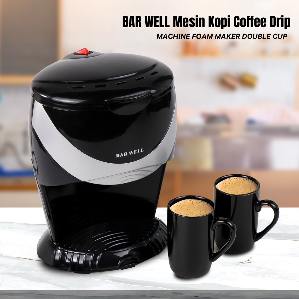 Jual Mesin Kopi Espresso Coffee Maker Rumahan dan Kantoran Double Cup ...