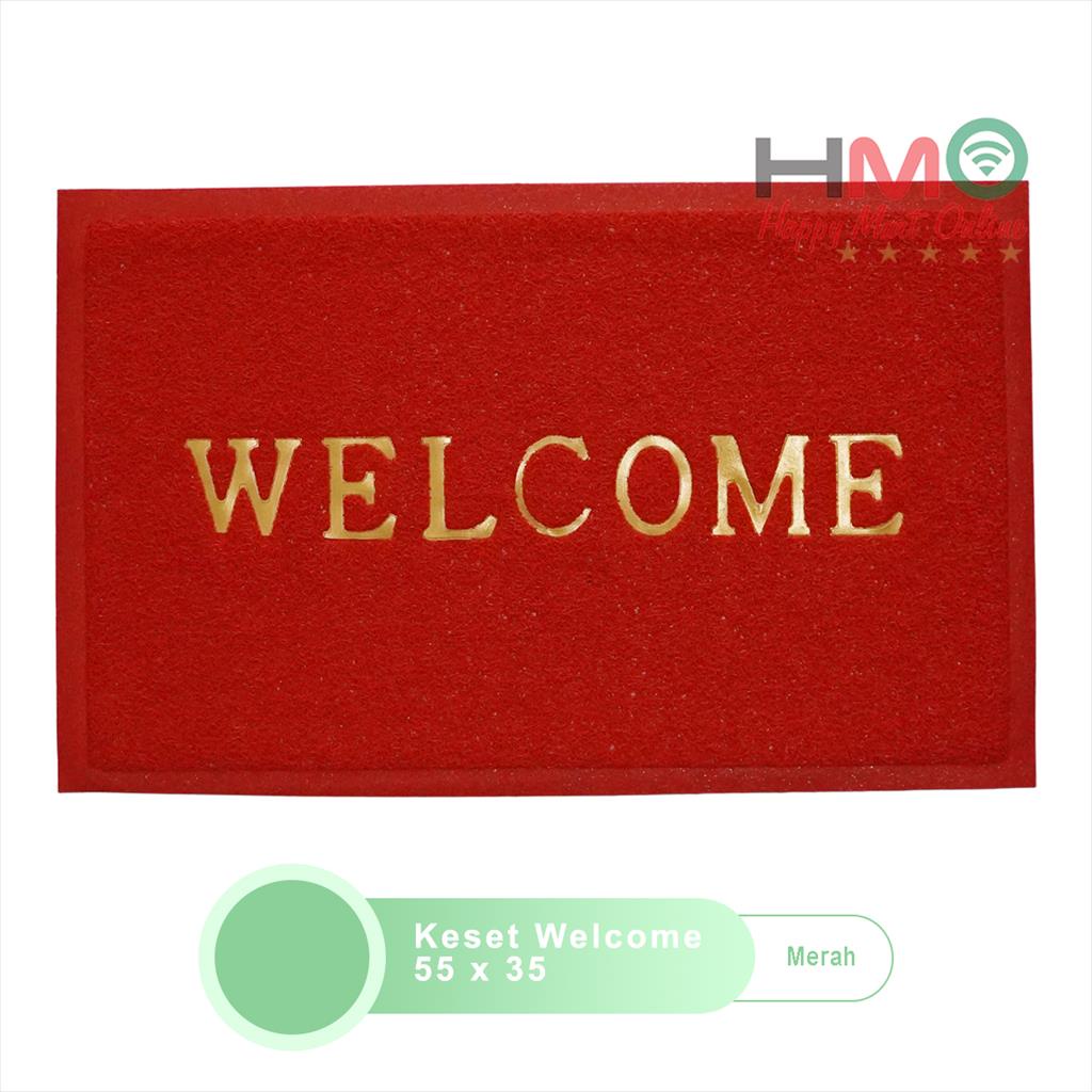 Jual Keset Kaki Welcome Anti Slip Keset Karet Plastik Mie Bihun Ukuran ...