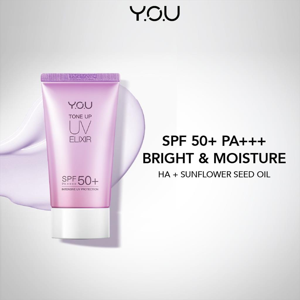 Jual LIVI - YOU Tone Up Uv Elixir SPF 50 PA++++(UNGU) | Shopee Indonesia