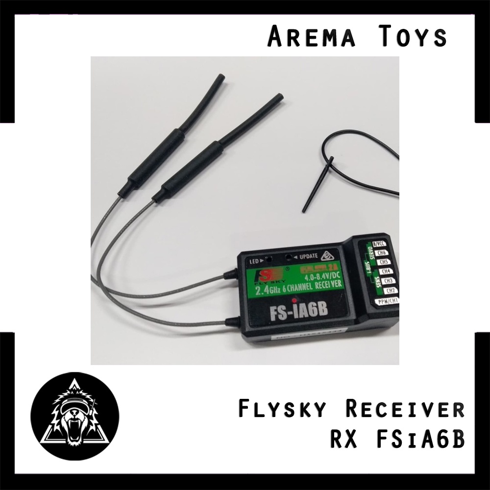 Jual Flysky Receiver RX FSiA6B Receiver FS-iA6B 6 CH AFHDS | Shopee ...