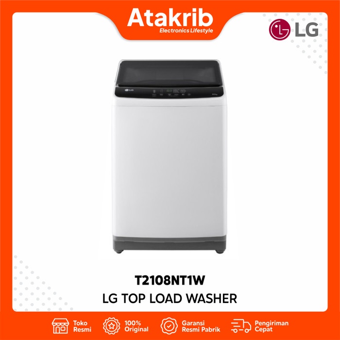 Jual LG TOP LOAD WASHER T2108NT1W Soft Closing Door 8Kg | Shopee Indonesia