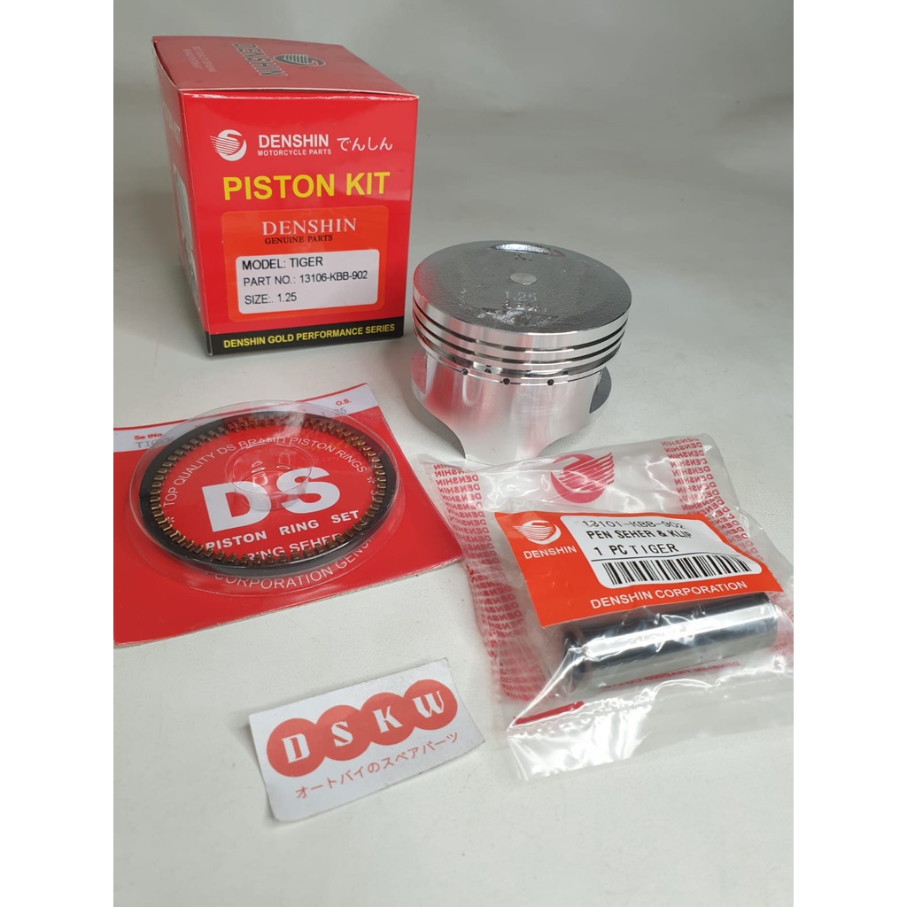 Jual Piston Kit Set Oversize 125 TIGER Denshin | Shopee Indonesia
