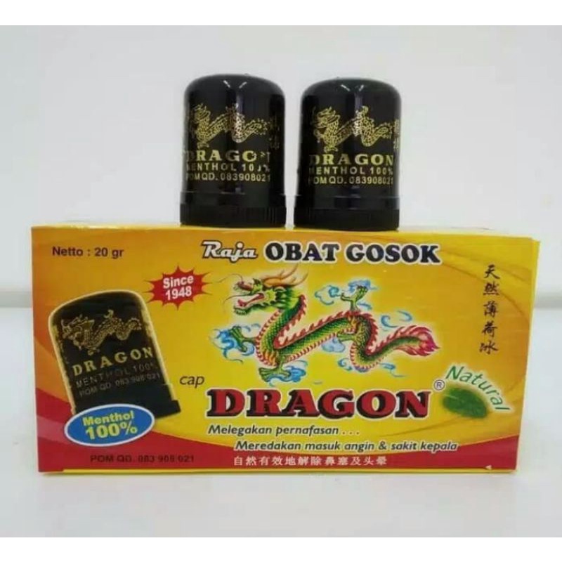 Jual Mentol Dragon / Menthol Dragon Raja Obat Gosok 20 gram 8 gram ...
