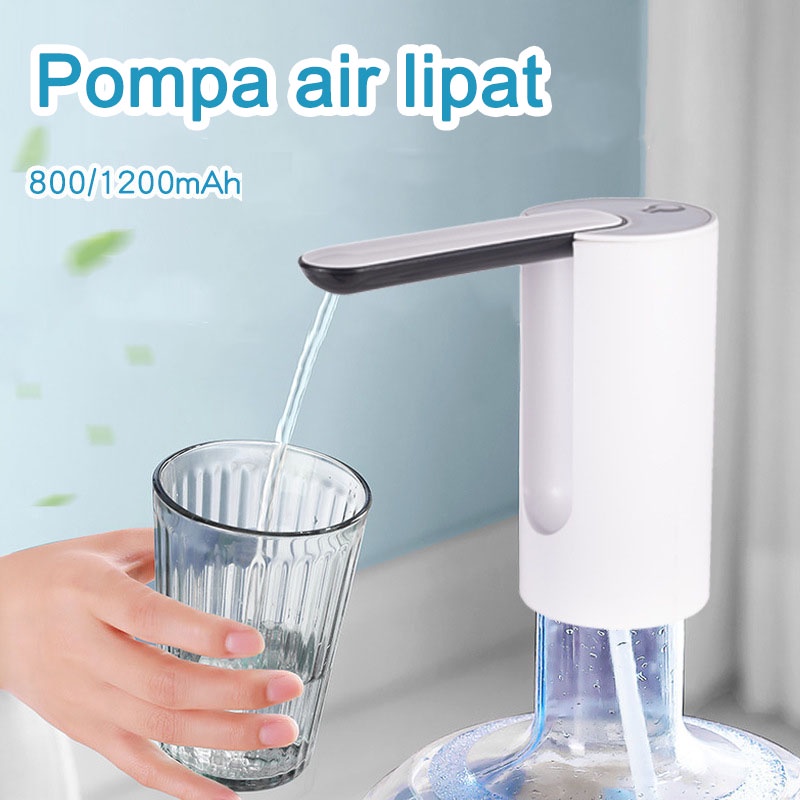 Jual Pompa Air Galon Elektrik Foldable Water Pump Botol Dispenser Otomatis Wireless Rechargeable ...