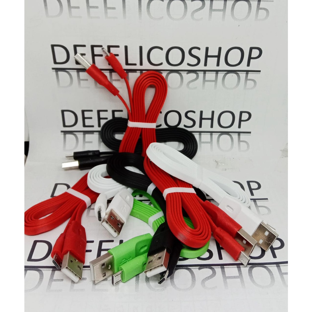 Jual Kabel data 2.4A micro USB Type C 3.0 Tipe C 100cm FAST CHARGING ...