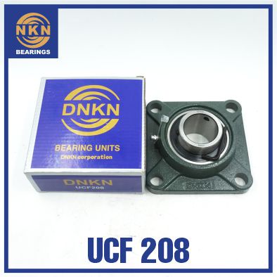 Jual Bearing Unit UCF 208 NKN Diameter As 40 mm UC208 + F208 Original | Shopee Indonesia