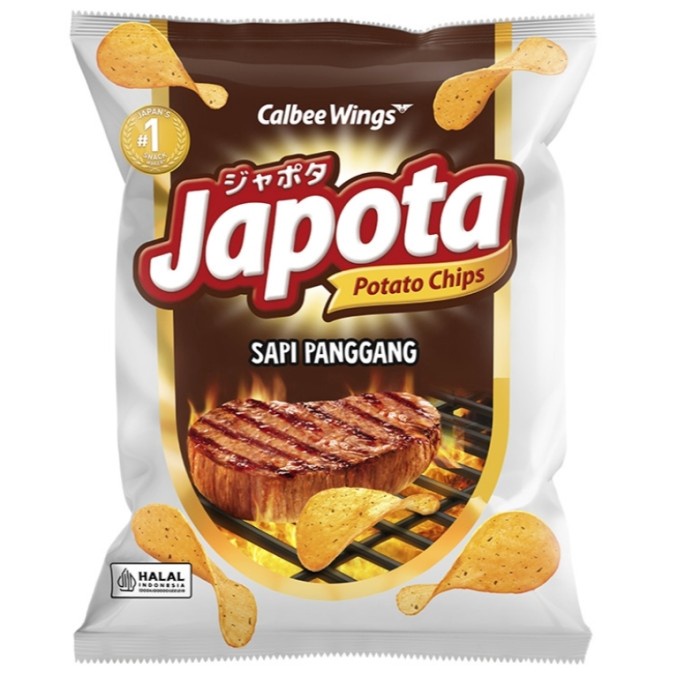 Jual Japota Potato Chips JUMBO Size - Netto 68 gr | Shopee Indonesia