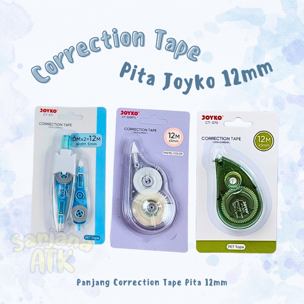 Jual Stipo / Tip Ex / Correction Tape Joyko CT 522 | Shopee Indonesia