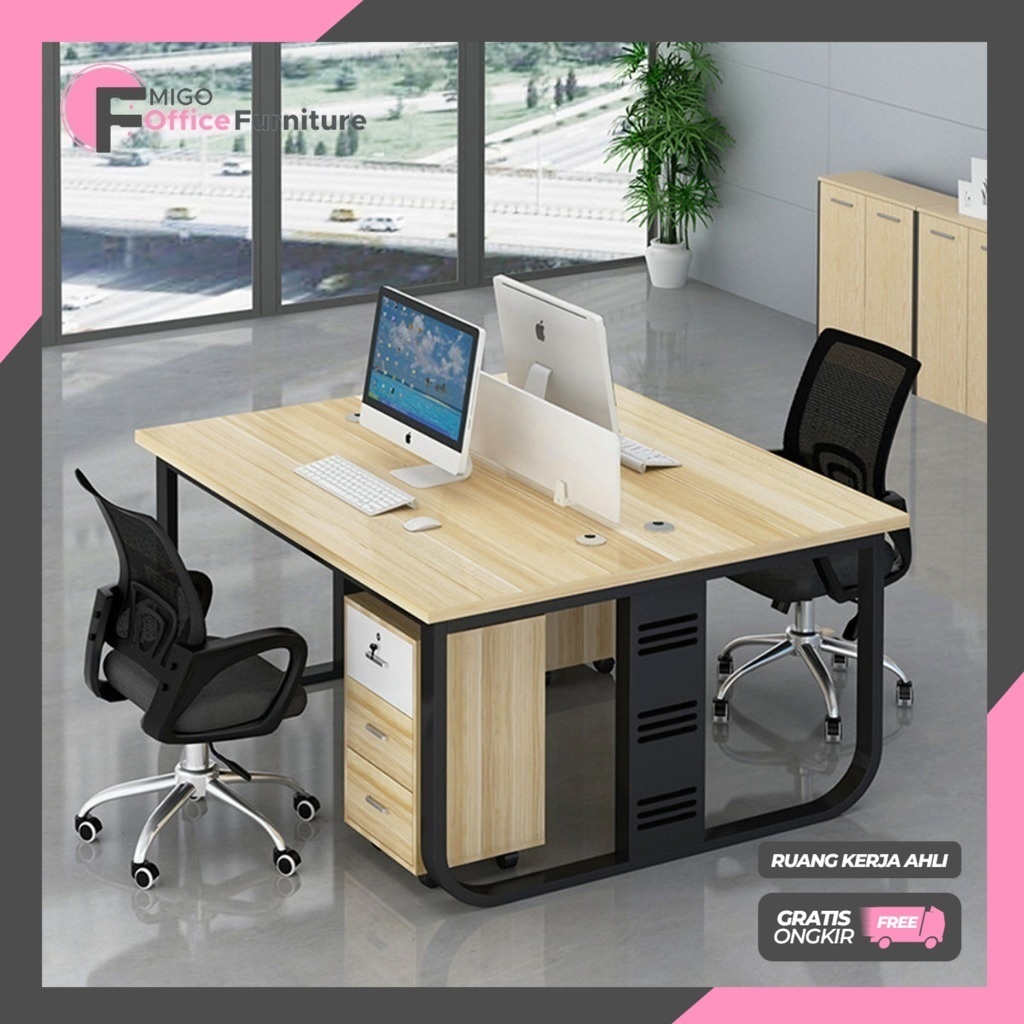 Jual Meja Kantor / Meja Komputer / Meja Kerja Minimalis /Computer Desk ...