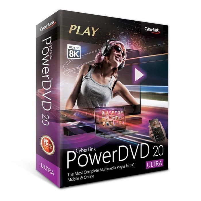 Jual Cyberlink Power DVD Ultra 20 Aplikasi Pemutar Video PowerDVD ...