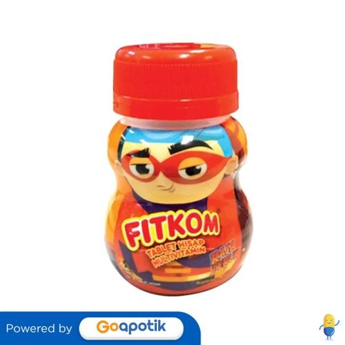 Jual Fitkom Rasa Jeruk Botol 21 Tablet | Shopee Indonesia
