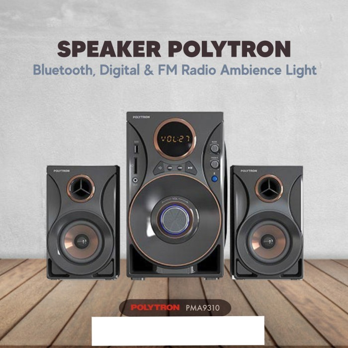 Jual POLYTRON SPEAKER AUDIO PMA 9310 PMA9310 SUPER BASS USB BLUETOOTH | Shopee Indonesia