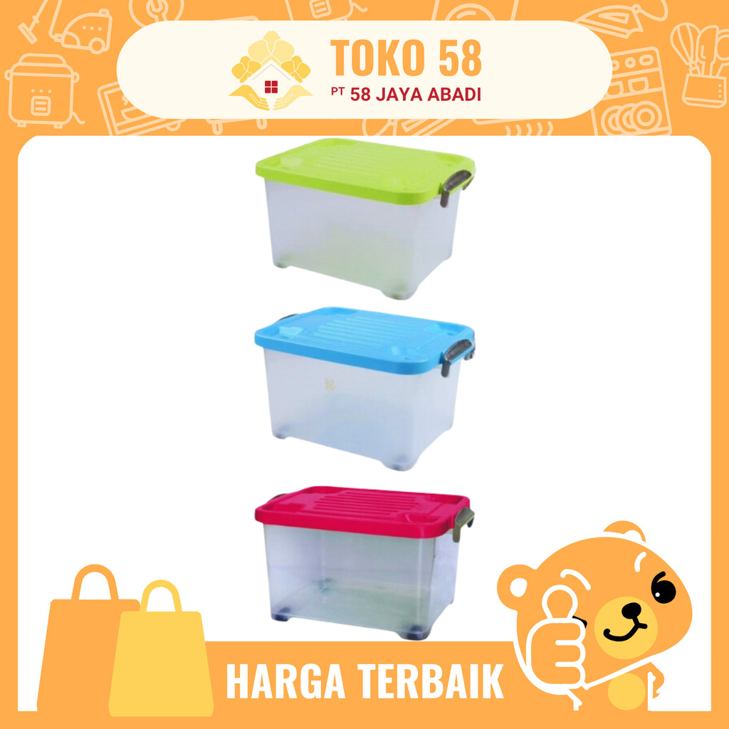 Jual [COD] Container Box Roda Kiramas 1038 ( 50 Liter ) / Pcs | Shopee ...