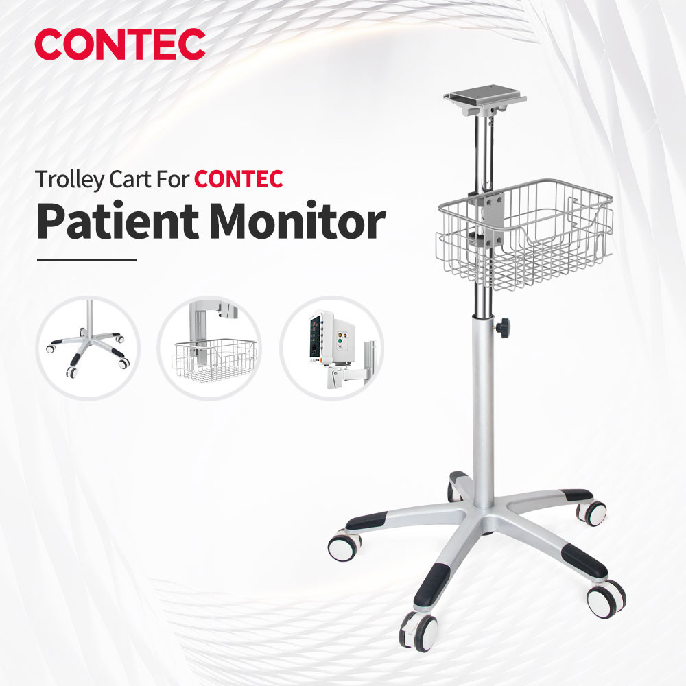 Jual PREORDER CONTEC Rolling Trolley Cart Vertical Stand for CONTEC ...