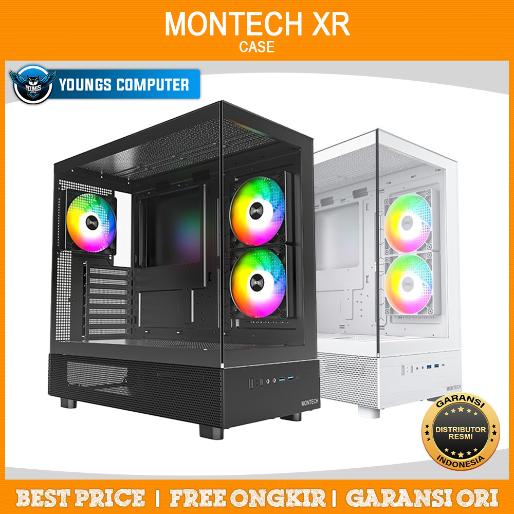 Jual CASE MONTECH XR - ATX Micro ATX Panoramic Excellence Casing ...