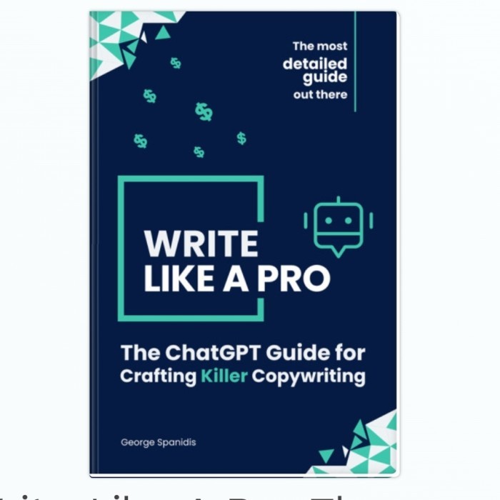 Jual BUKU Write Like A Pro The ChatGPT Guide for Crafting Killer ...