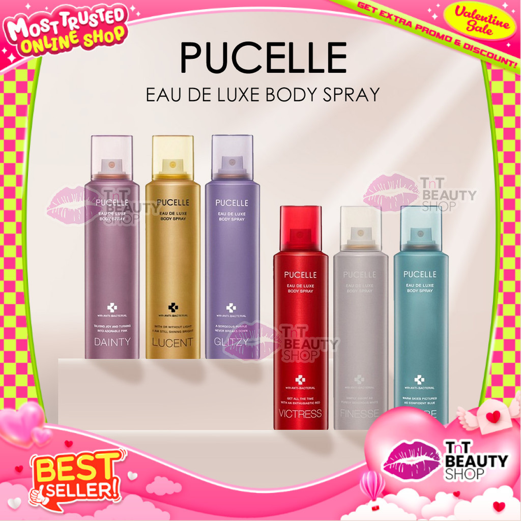 Jual Pucelle Eau De Luxe Body Spray 150ml Parfume Pucelle | TnT Beauty ...