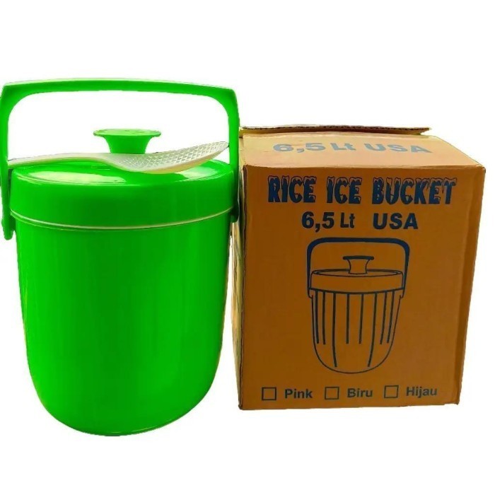 Jual TERMOS NASI - ES BATU 6,5 Liter rice ice bucket usa untuk panas ...