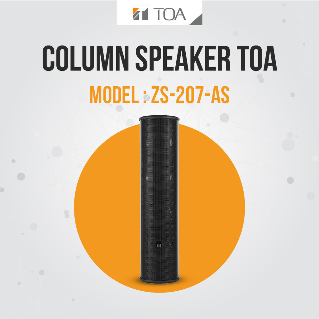 Jual TOA Speaker Column 20 Watt New Model ZS 207AS | Shopee Indonesia