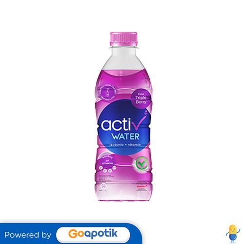 Jual Activ Water Rasa Triple Berry 380 Ml Botol | Shopee Indonesia