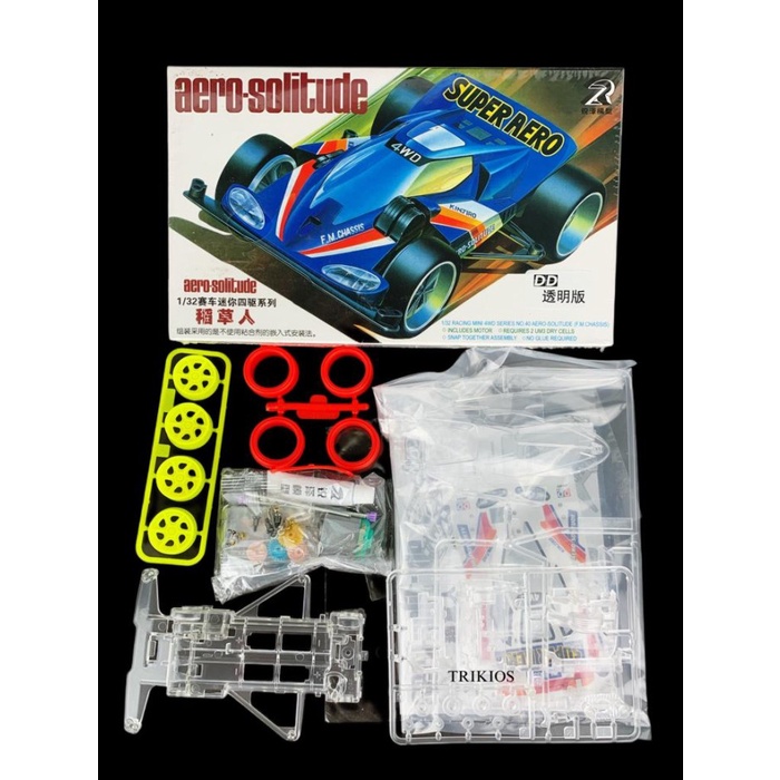 Jual Mini 4wd Merk DD Ruize Aero Solitude Full Clear | Shopee Indonesia