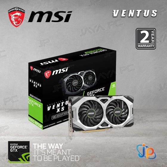 Jual VGA MSI Geforce GTX 1660 Super Ventus 6GB - Ventus XS 6 GB OC DDR6 ...