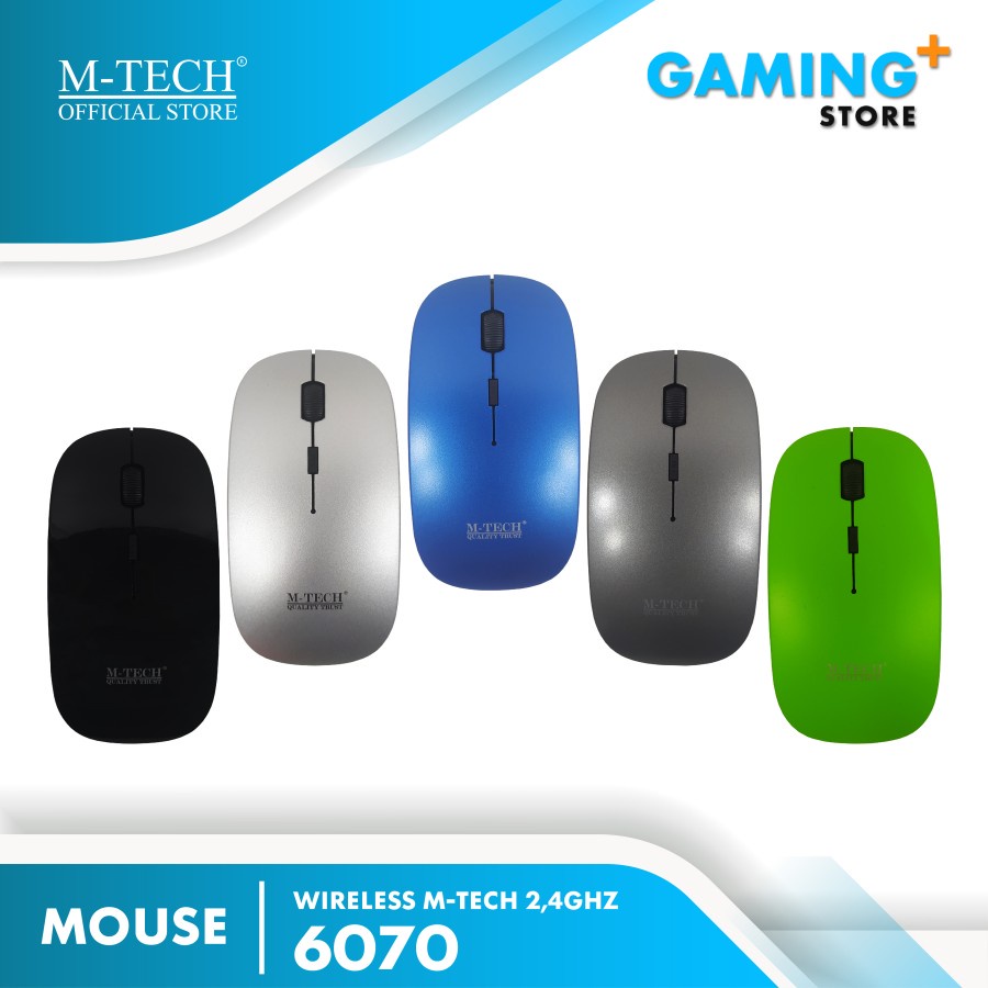 Jual Mouse Wireless Mtech 6070 Mouse Wireless PC Komputer Laptop ...