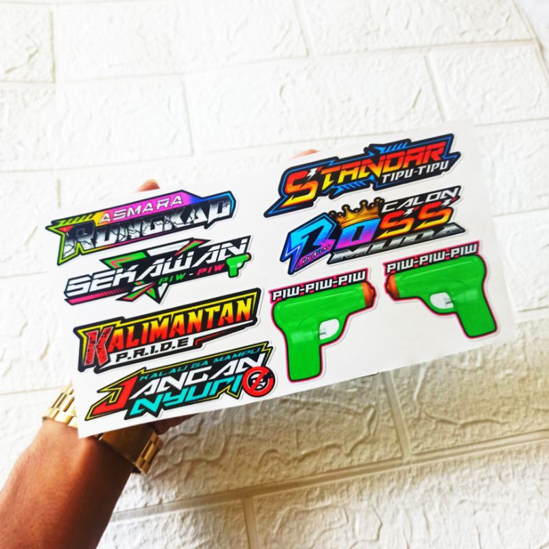 Jual STIKER VIRAL SET PACK VOL10 PIW PIW | Shopee Indonesia