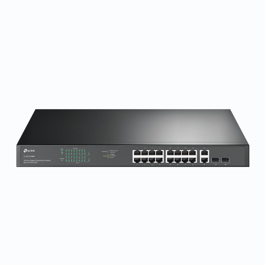 Jual TP-LINK TL-SG1218MP 18-Port Gigabit Rackmount PoE Switch with 16 ...