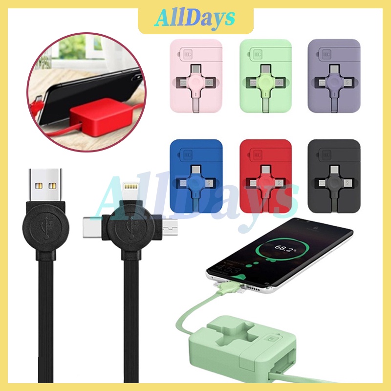 Jual Fast Charging data Cable Cord 3 in 1 Kabel Data Charger USB Tipe-C ...