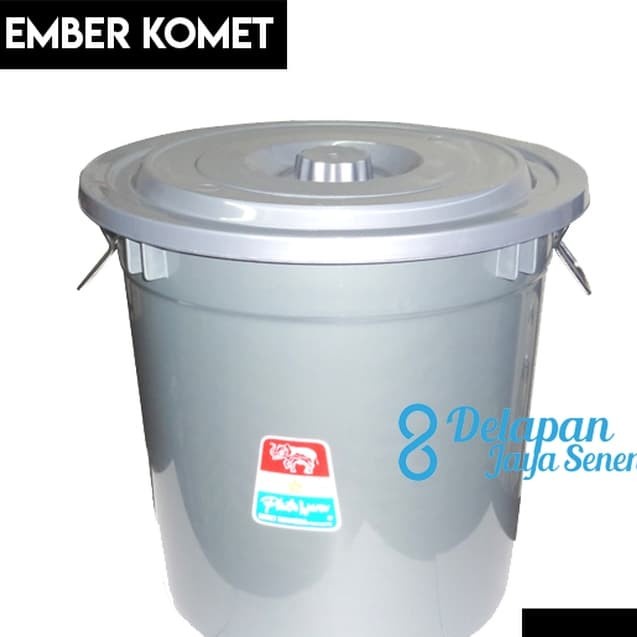 Jual Ember 60 Liter| Ember Plastik Tutup dengan Handle (GOJEK/ GRAB ...