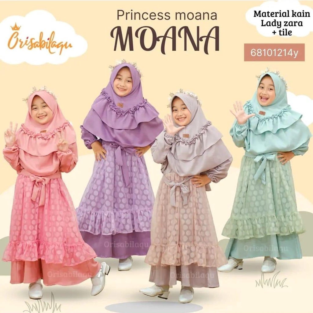 Jual (SIZE 6TH-11TH)⁜ IGABA- GAMIS ANAK PEREMPUAN LADY ZARA KOMBINASI ...