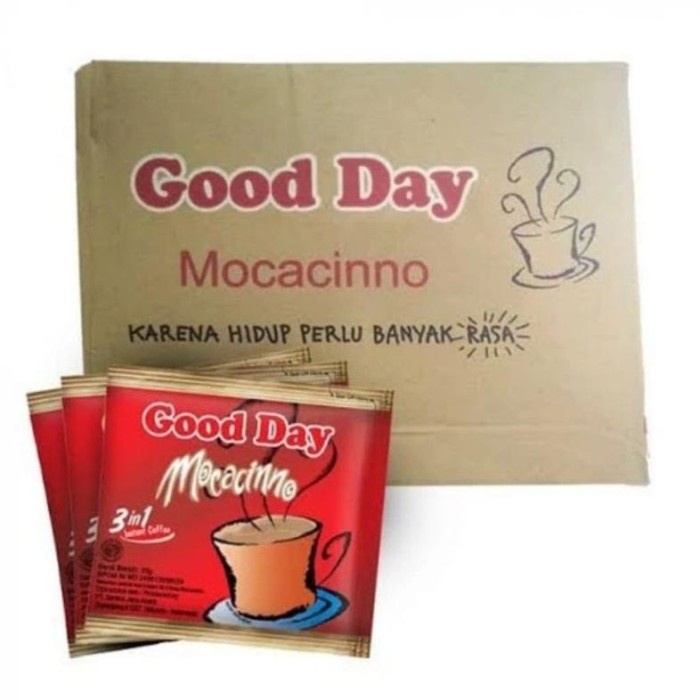Jual Ready Good Day Moccacino Kopi Instan 1 Dus 5 Bag ( 5 X 50 Sachet ...