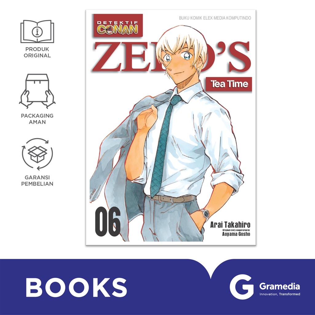Jual Komik Detektif Conan Zero Tea Time 06 (ARAI TAKAHIRO) | Shopee ...