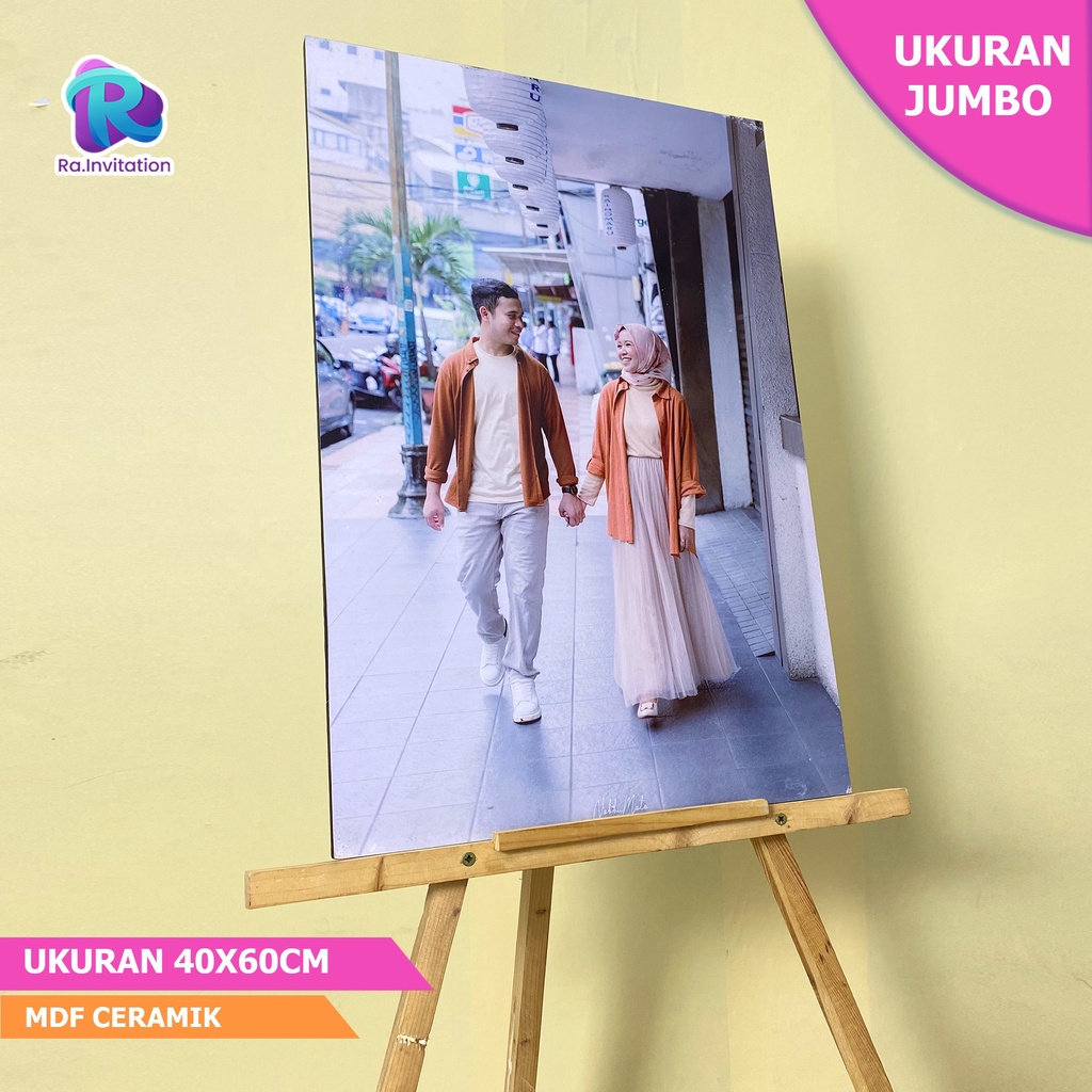Jual rb86c CETAK FOTO JUMBO UKURAN 40X60 /WEDDING SIGN / WALLDECOR ...