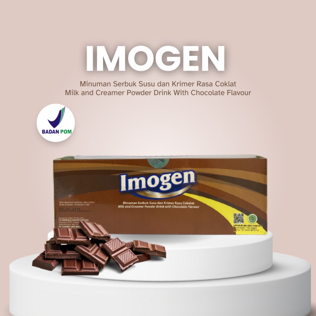 Jual IMOGEN Minuman Serbuk Krimer Susu Rasa Coklat Untuk Kesehatan ...