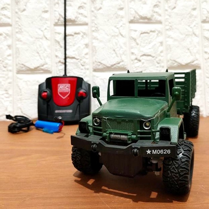 Jual RC Truk Militer Remote Control Besar 1/16 - Mainan Mobil Truck ...