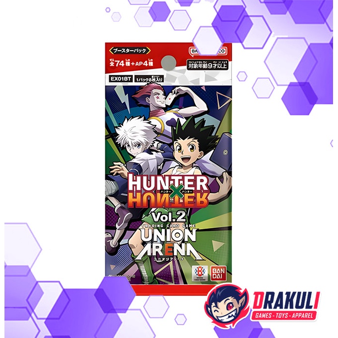 Jual TCG Union Arena Hunter x Hunter Vol. 2 Booster Pack EX01BT | Shopee Indonesia