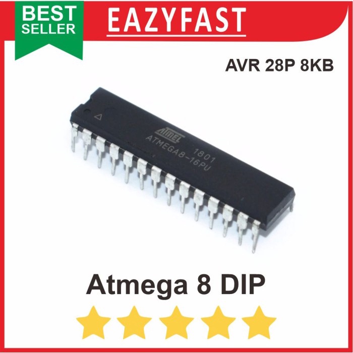 Jual IC Atmel Atmega AT Mega 8 DIP Atmega8 Chip AVR Micro Controller uC | Shopee Indonesia