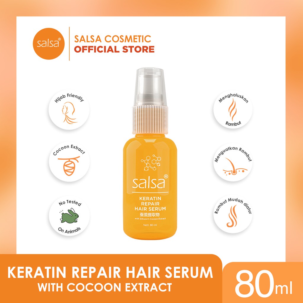 Jual SALSA Hair Serum - Spray Perawatan Rambut Keratin & Growth ...
