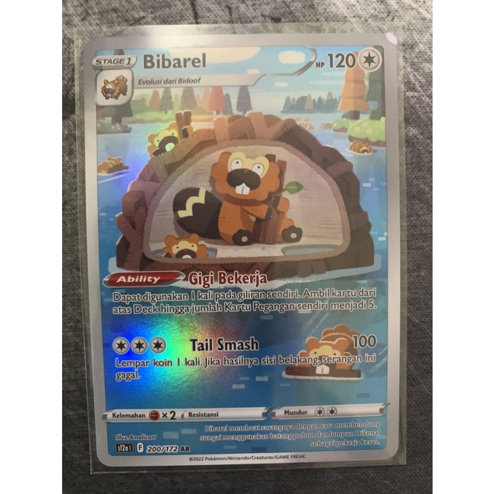 Jual Bibarel VSTAR Semesta AR s12a Kartu Pokemon TCG Indonesia 200/172 ...