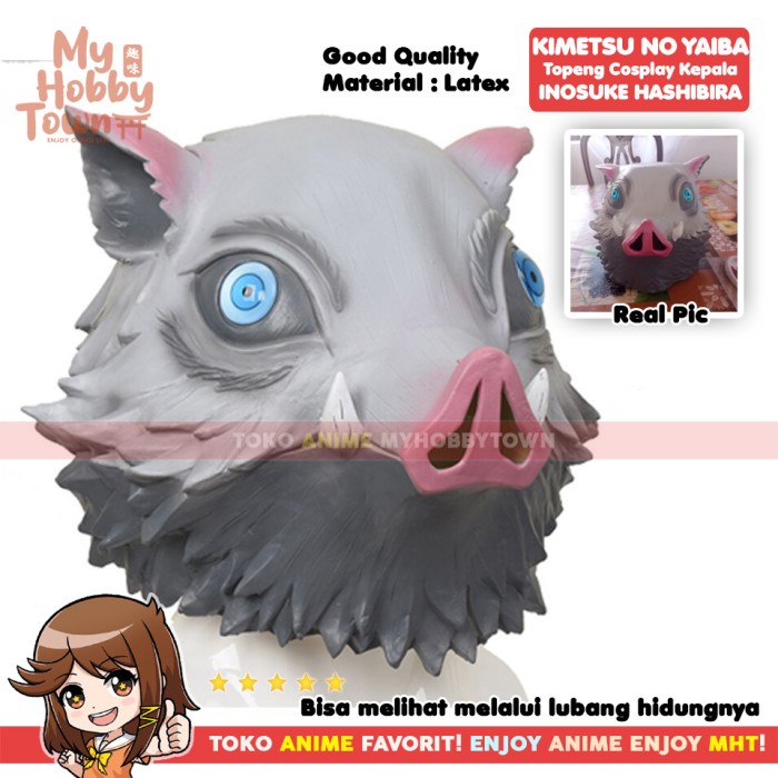 Jual Topeng Anime Cosplay Demon Slayer Kimetsu no Yaiba Inosuke ...
